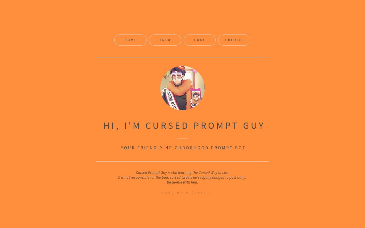 Cursed Prompt Guy